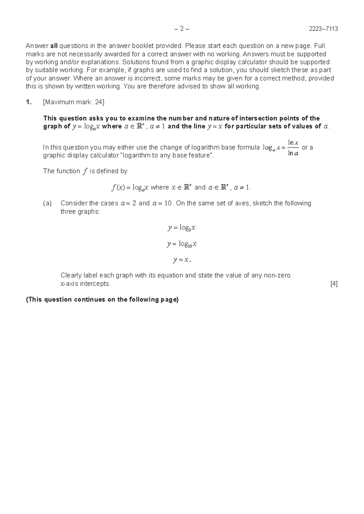 RCA paper 31 - Answer all questions in the answer booklet provided ...