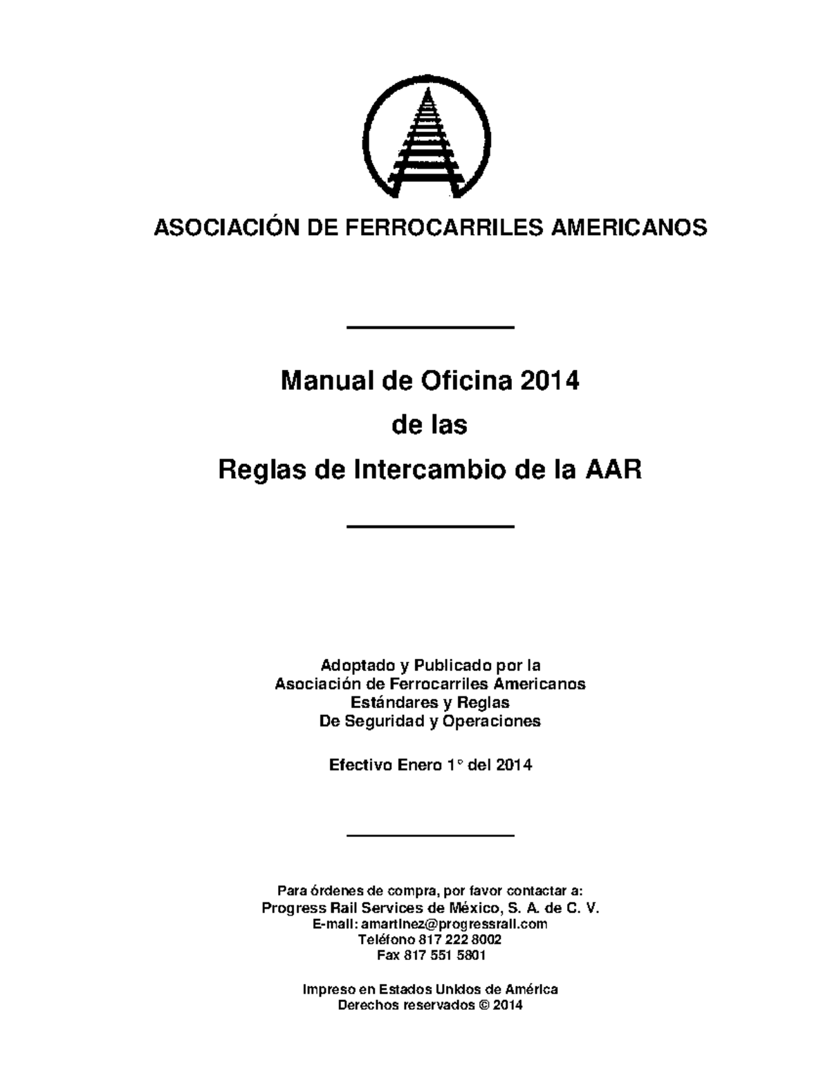 Manual de Oficina AAR 2014: Reglas de Intercambio y Seguridad - Studocu