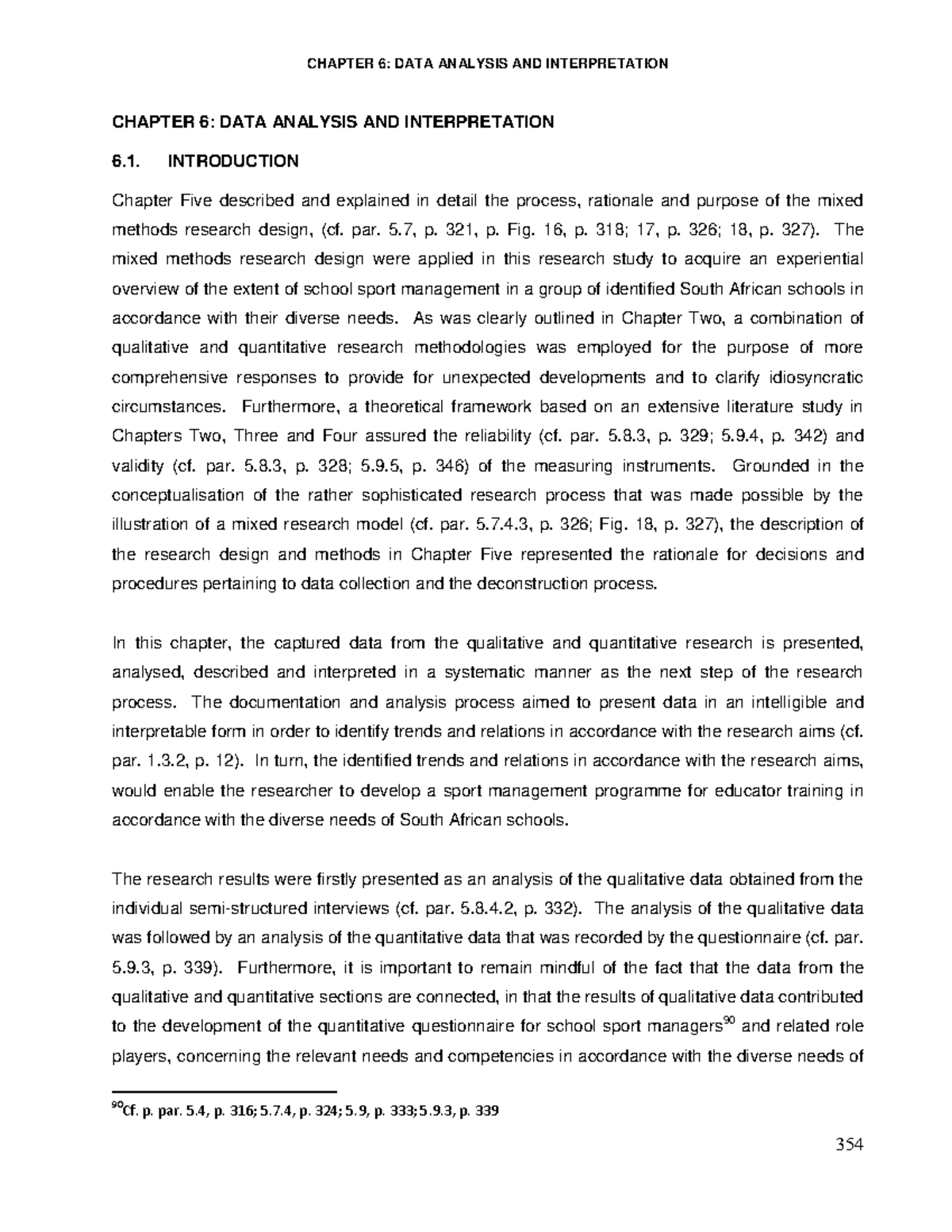 DATA Analysis - Notes - CHAPTER 6: DATA ANALYSIS AND INTERPRETATION 6 ...