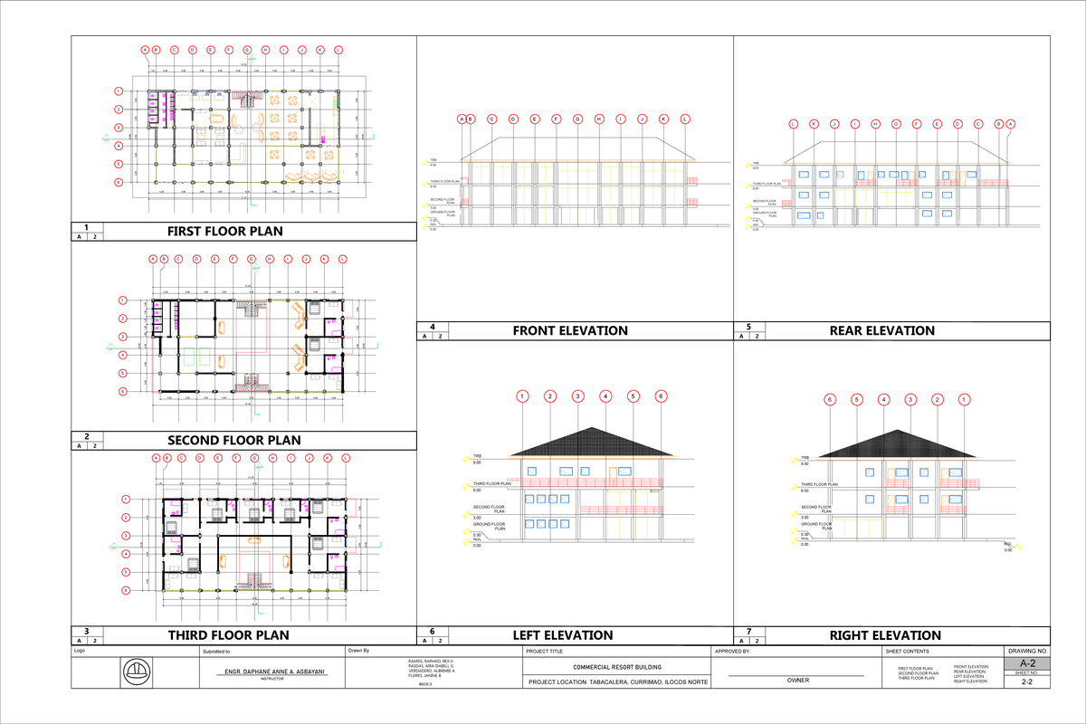 A107 Commercial Building Project Plans and Elevations - Studocu