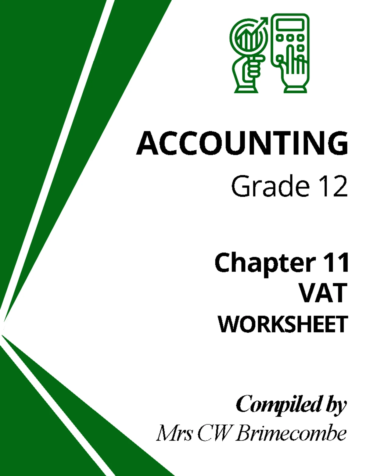 Grade 12 Accounting Term 2 Project Answer Book 2025 - Studocu