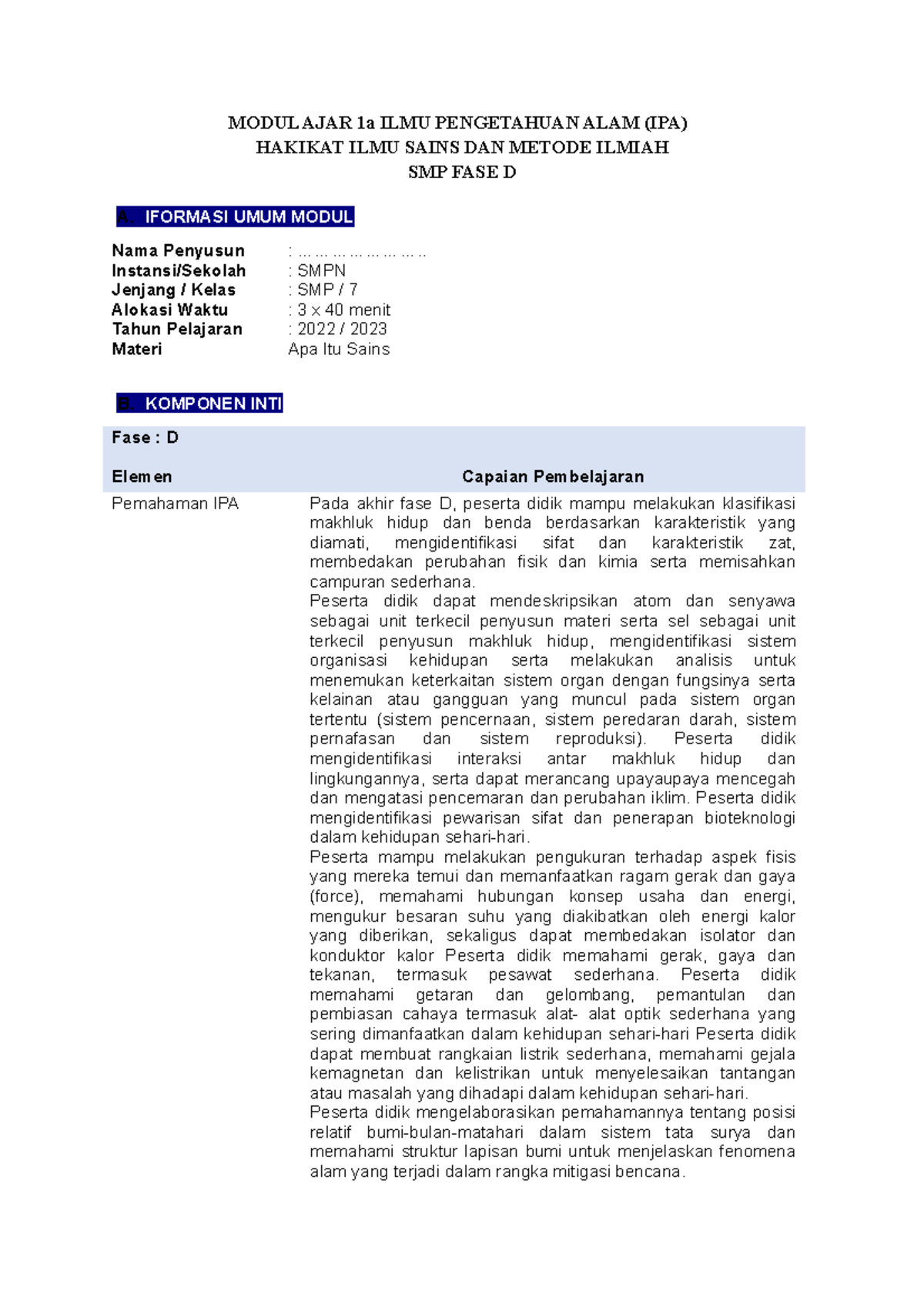 MA Bab 1 Hakikat Ilmu Sains dan Metode Ilmiah - A. Apa Itu Sains - MODUL AJAR 1a ILMU ...