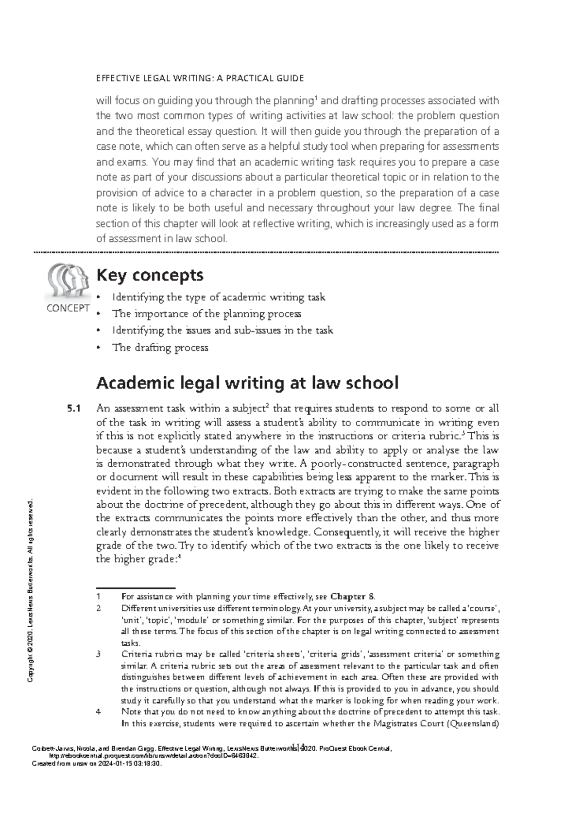 Legal Research and Writing-Effective legal writing- a practical guide ...