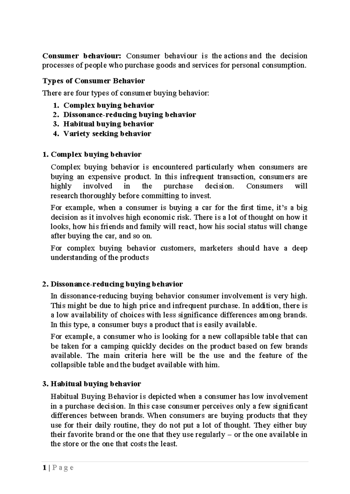 Consumer Decision Process: Understanding Buying Behavior - Studocu