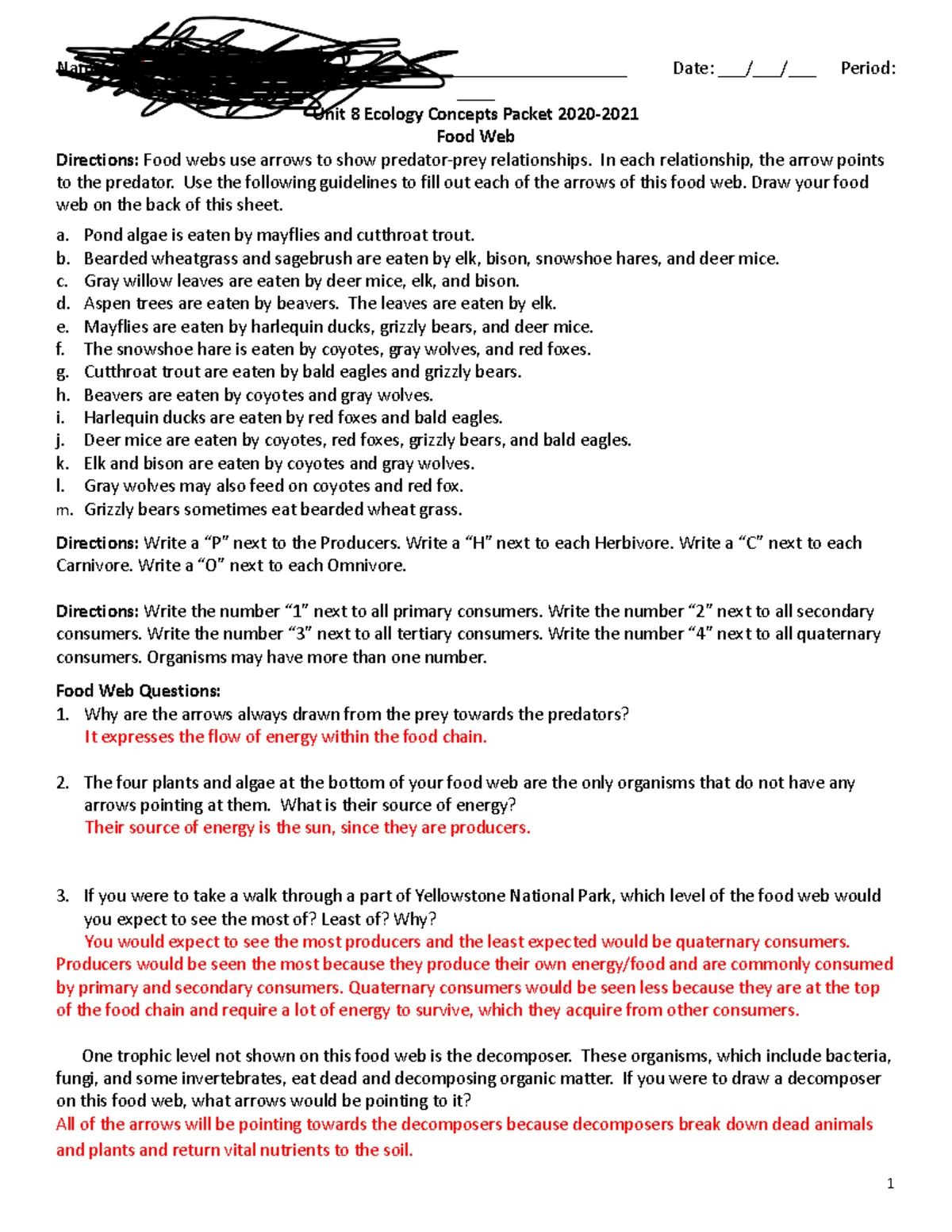 AP Bio Experimental Design Terms & Practice Questions Guide - Studocu