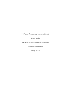 IHP 340 Module Five Short Paper - IHP 340 Module Five Short Paper ...
