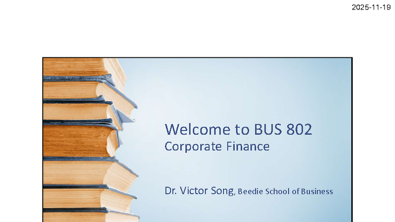 DCF Applications in BUS 802 Corporate Finance: A Comprehensive Guide ...