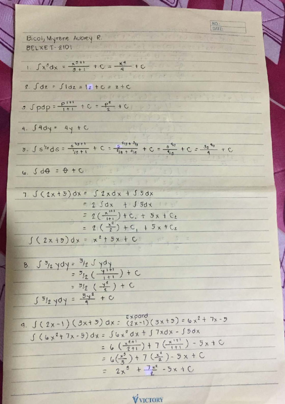 BELXE T-2101: Exercise 1 Solutions and Integrations - Studocu