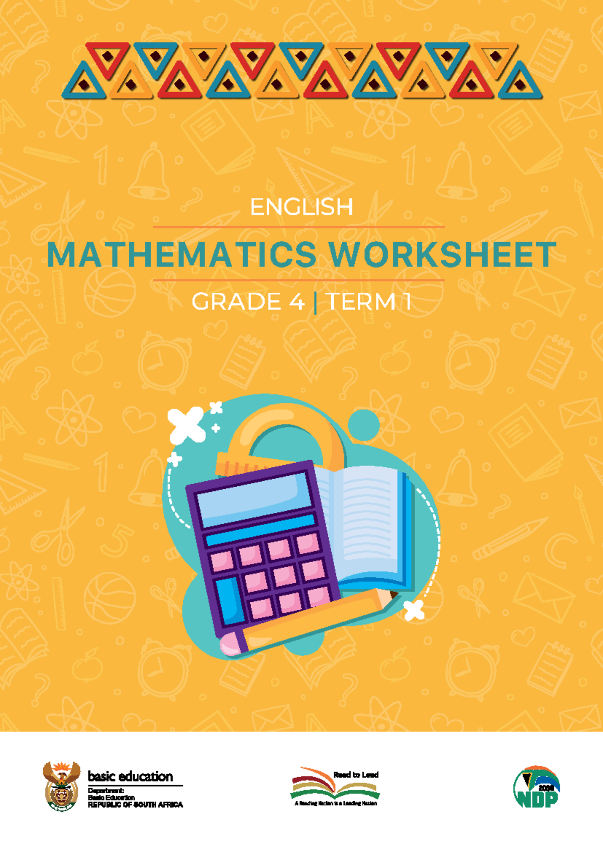 2025 ENGLISH MATHEMATICS GRADE 4 TERM 1 WORKSHEET - Studocu