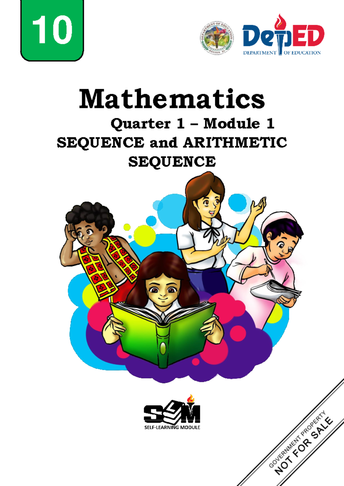 Mathematics 10 Q1: Module 1 - Sequences & Arithmetic Sequences - Studocu