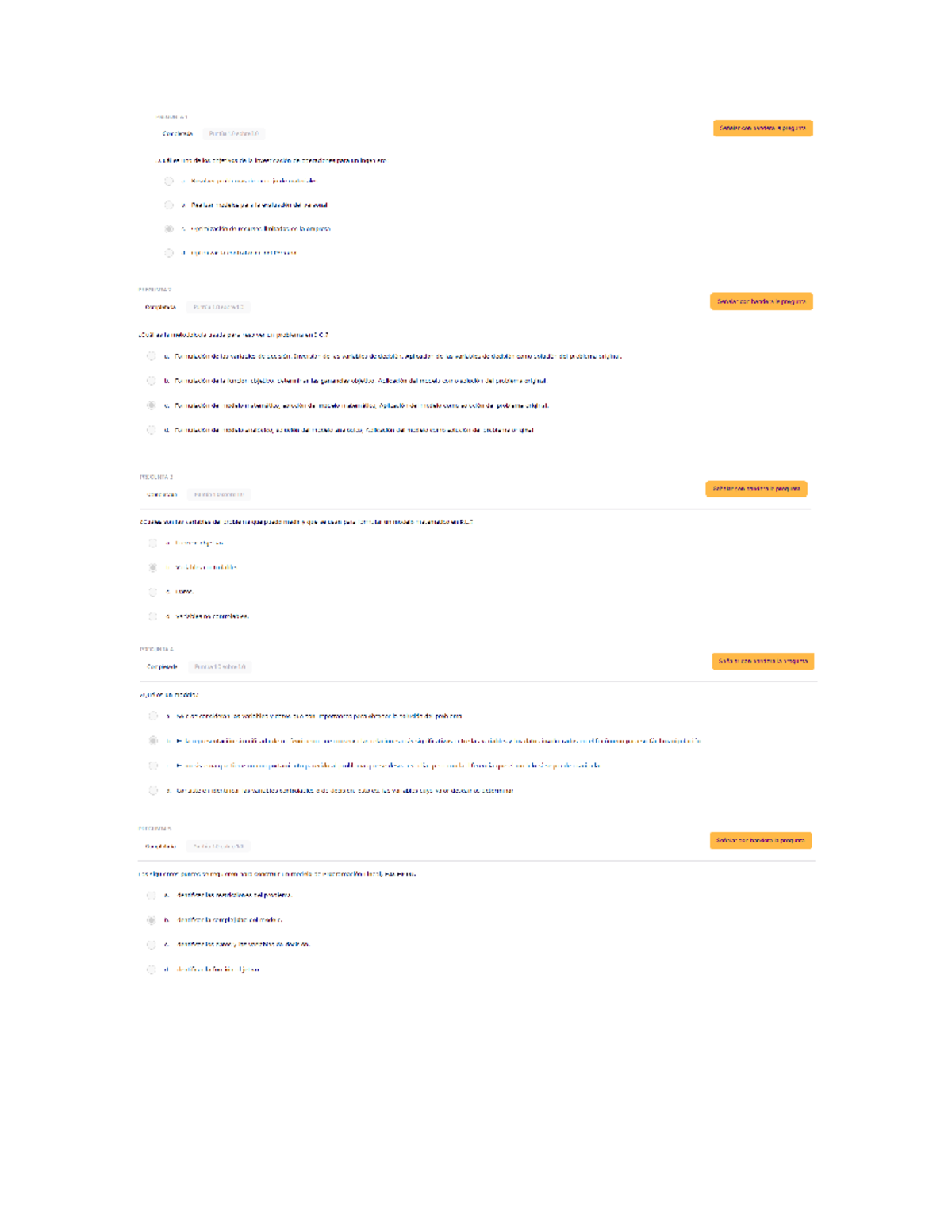 Examen primer parcial I.O. (Segunda vuelta) - Preguntas y Respuestas - Studocu