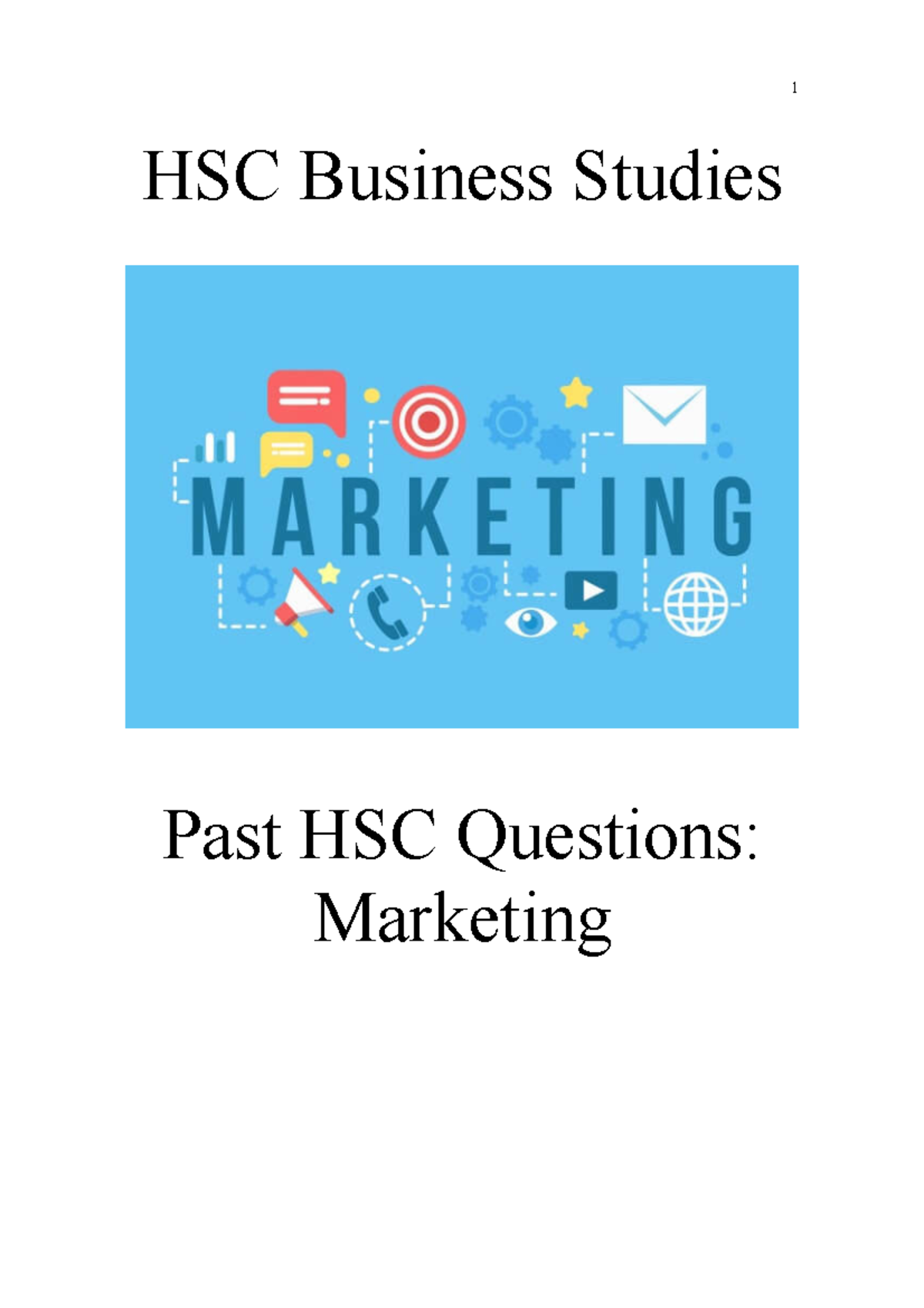 HSC Business Studies: Marketing Past Exam Questions & Answers - Studocu