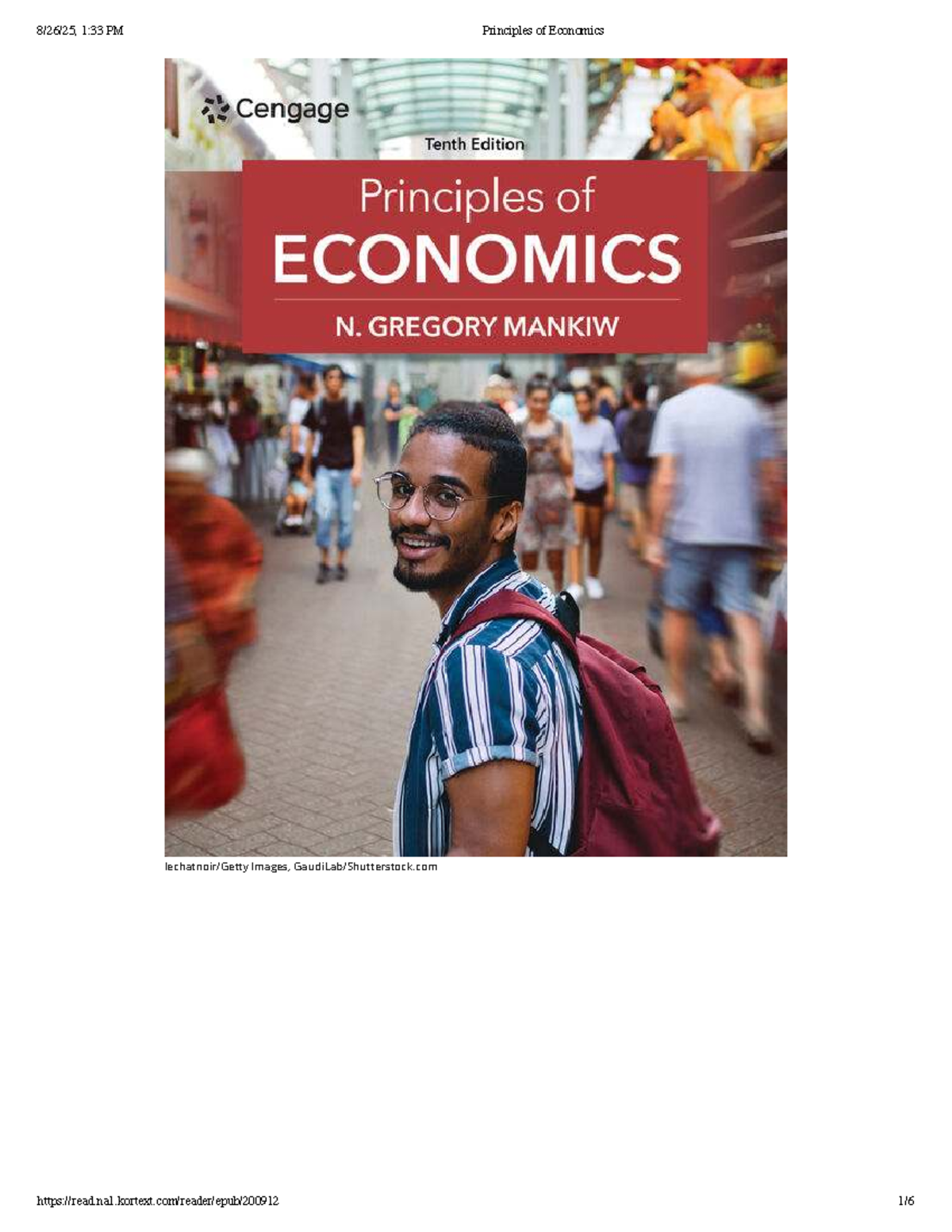 Principles of Economics (10th Ed.) - N. Gregory Mankiw Overview - Studocu
