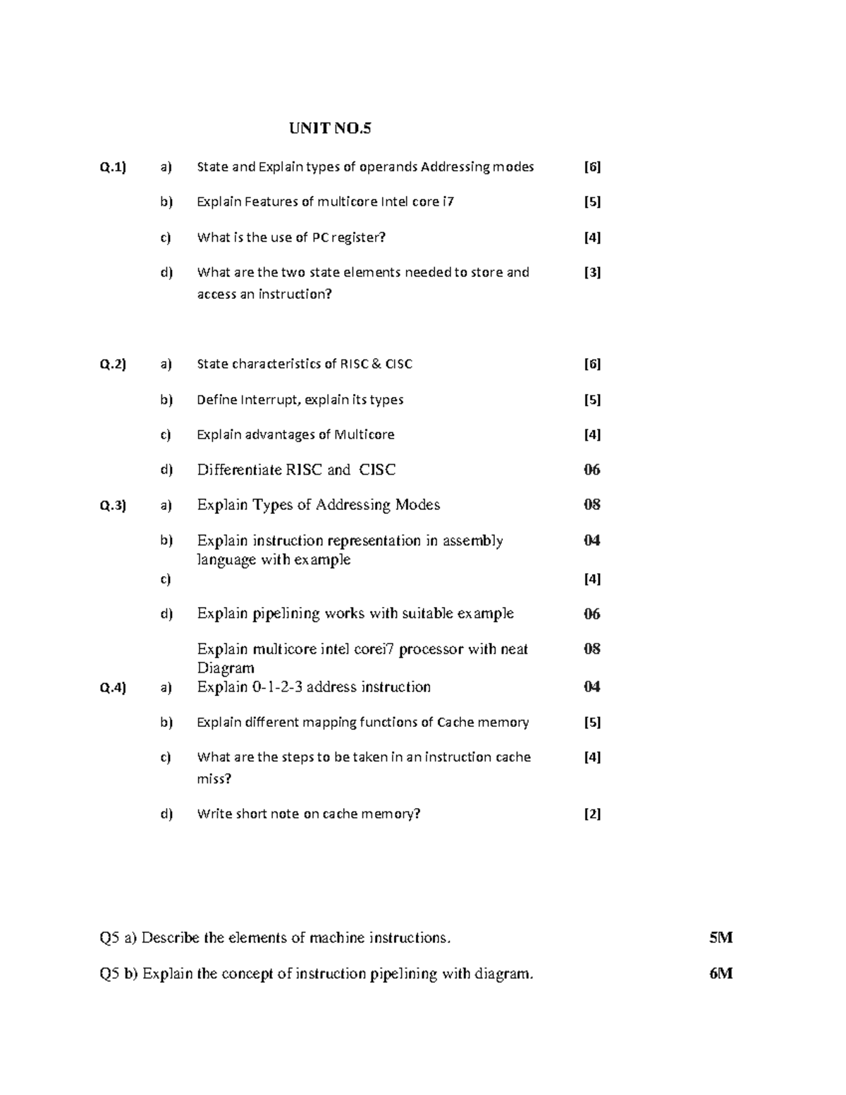Computer Architecture (CS101) - Unit 5 Notes on Addressing Modes ...