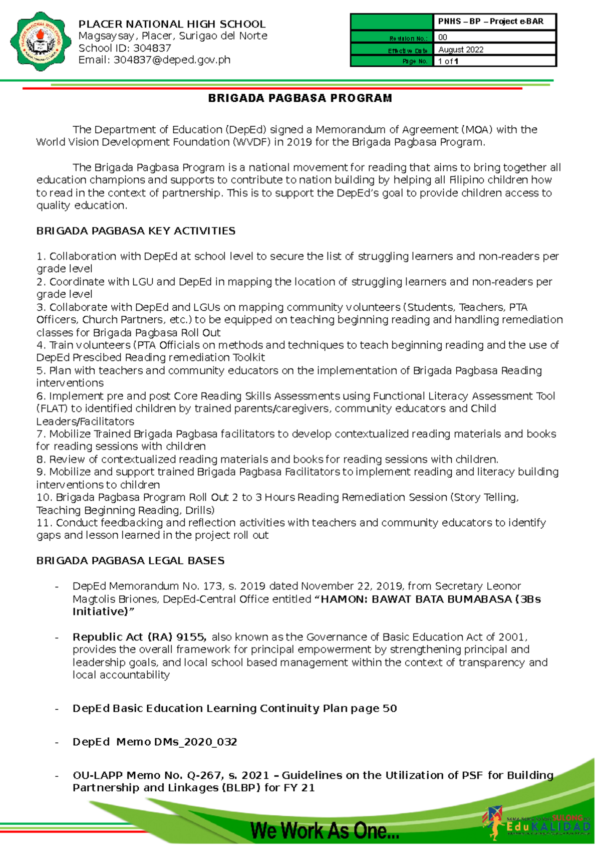BP-Brigada-Pagbasa Program: Comprehensive Guide on Reading ...