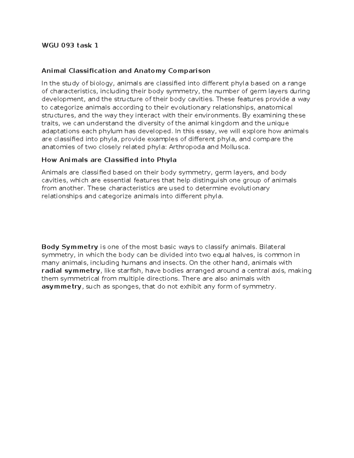 ZOO 101 Pacing Guide: Exploring Key Topics in Zoology - Studocu