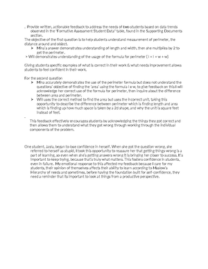 D659 notes - understanding various assessments for learning examples ...