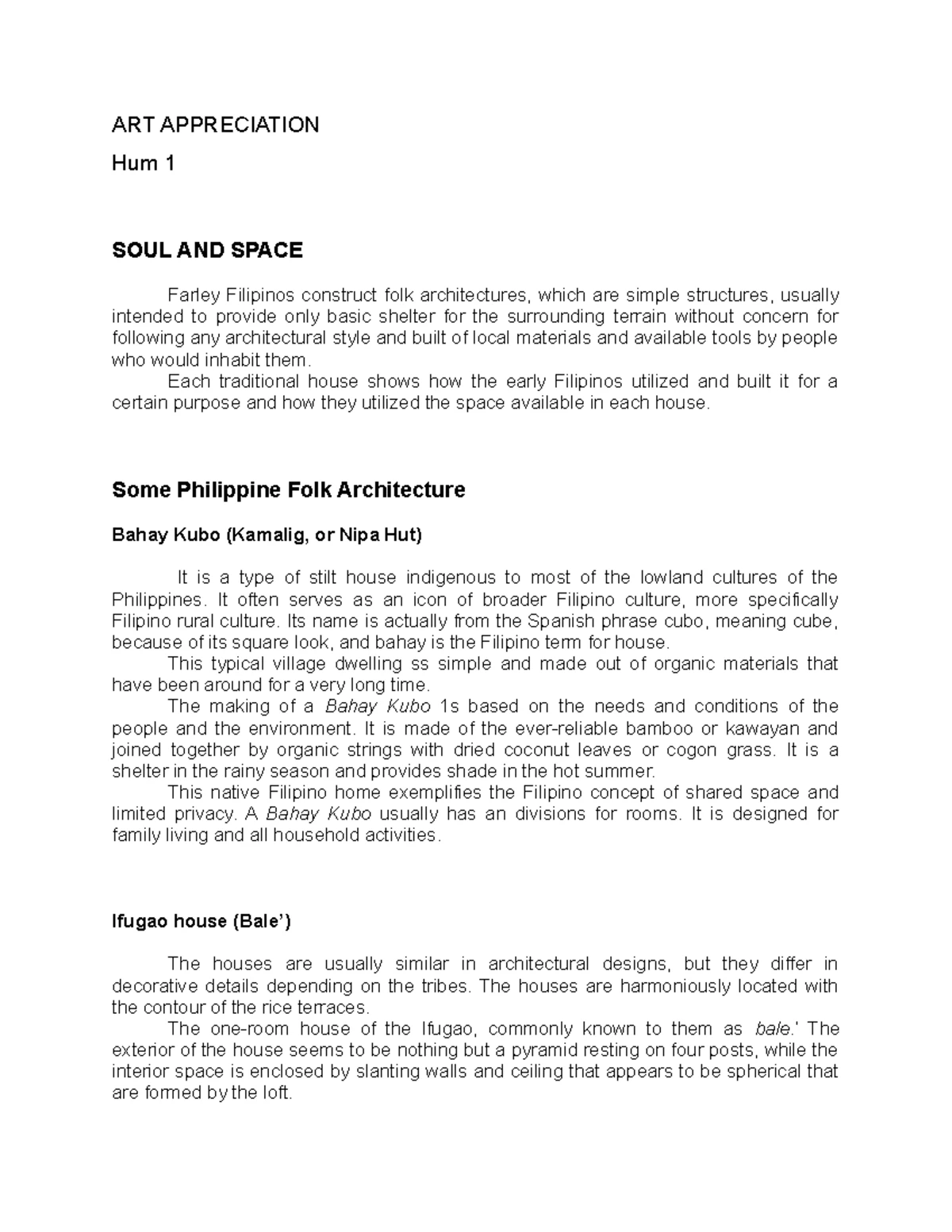 Art Appreciation Hum 1 - Three Stages in Art Making - ART APPRECIATION ...