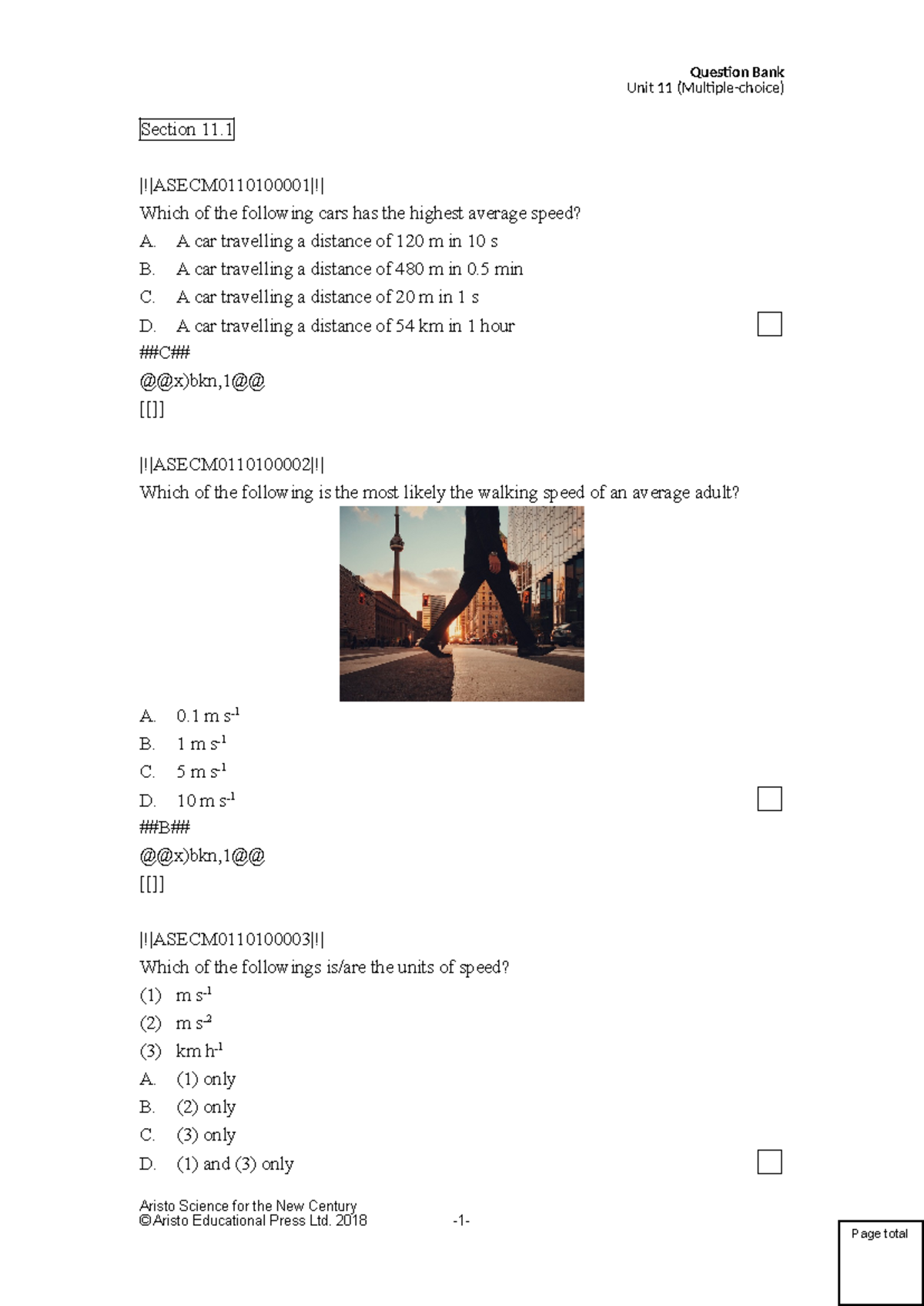QB U11 MC Eng - Multiple Choice Practice Questions - Studocu