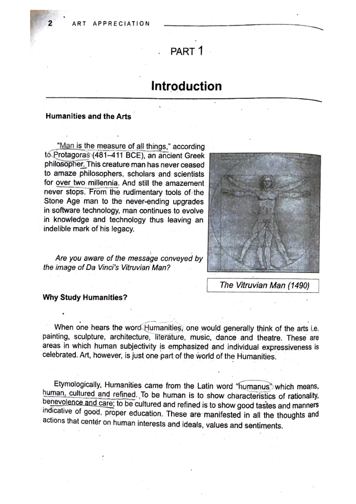 PART 1 Introduction - rizal subject for minor subject - 2 ART ...