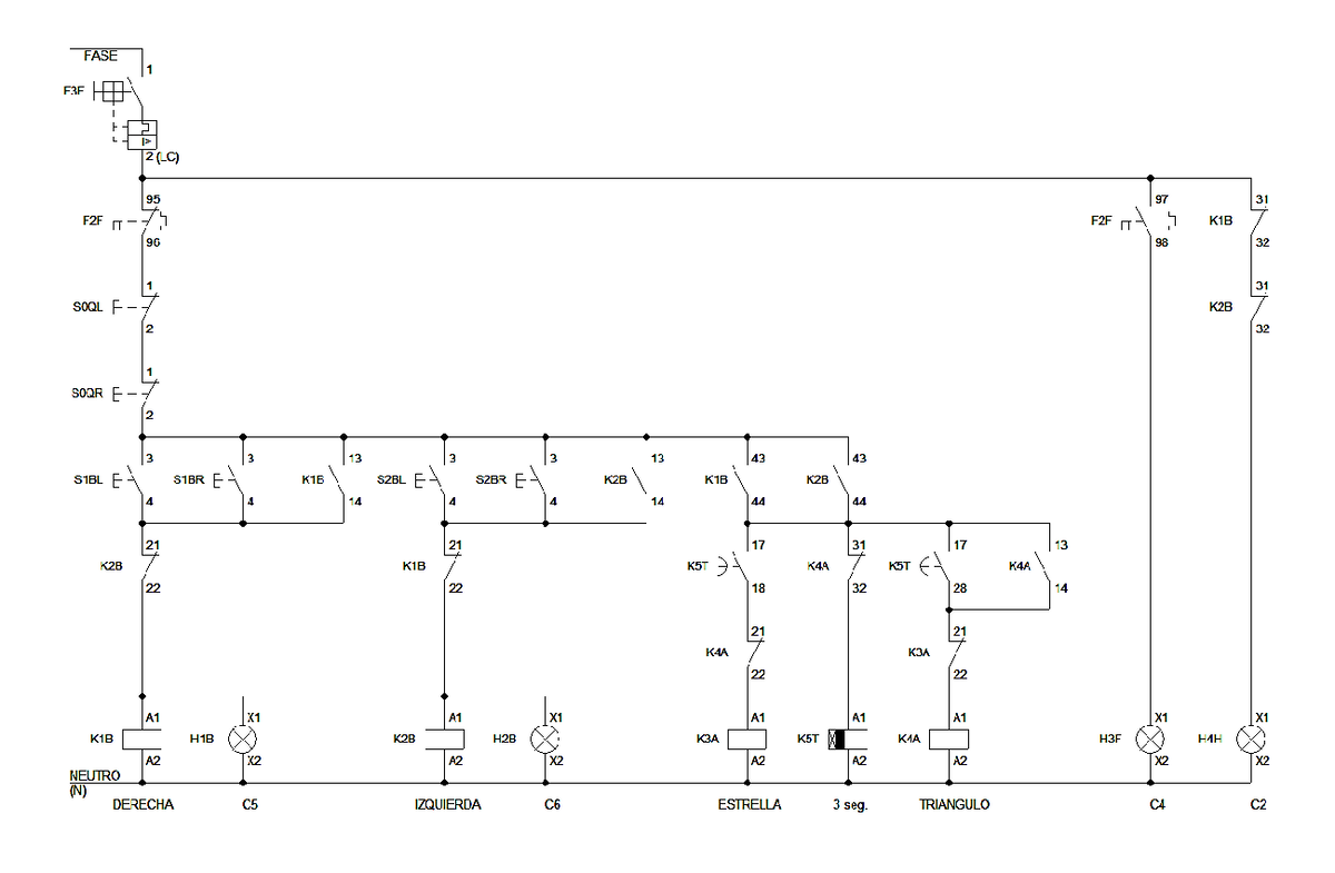Cto. 3 ─ Control ─ Arranque Estrella-Triángulo con Inversor y 2 ...