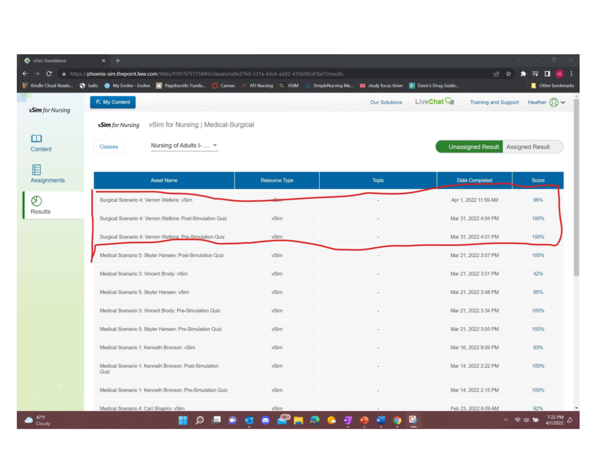 Watkins - notes - vSim Standalone C IT H DO Kindle Cloud Reade.. Isalis ...