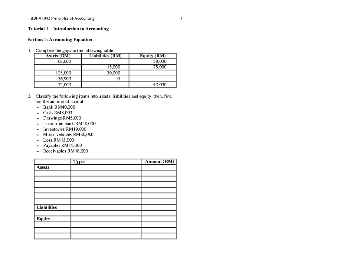 T1 Question - gjfjfjjfjjfififj - Tutorial 1 – Introduction to ...