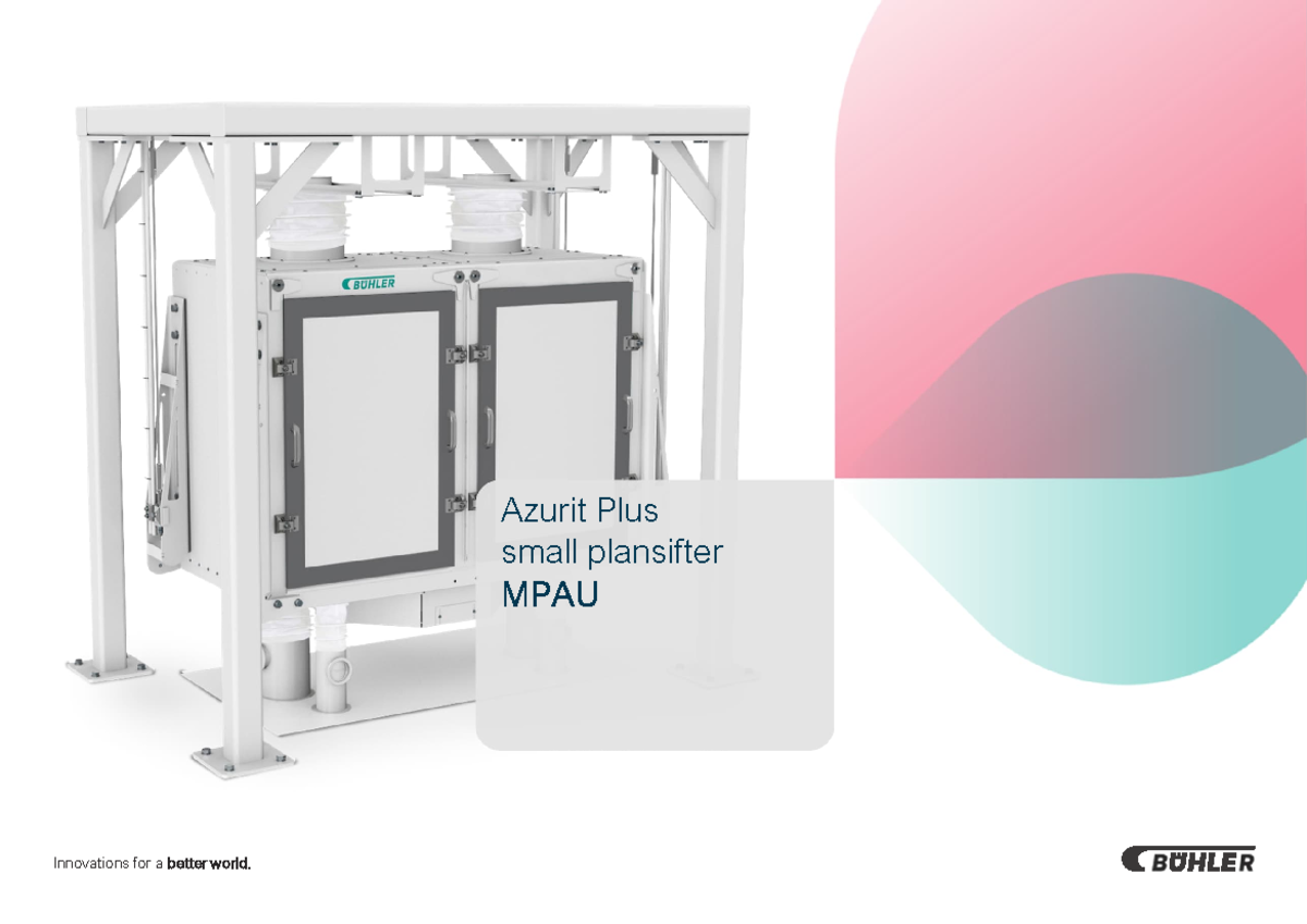 MPAU Innovations: Azurit Plus Small Plansifter Overview & Benefits ...