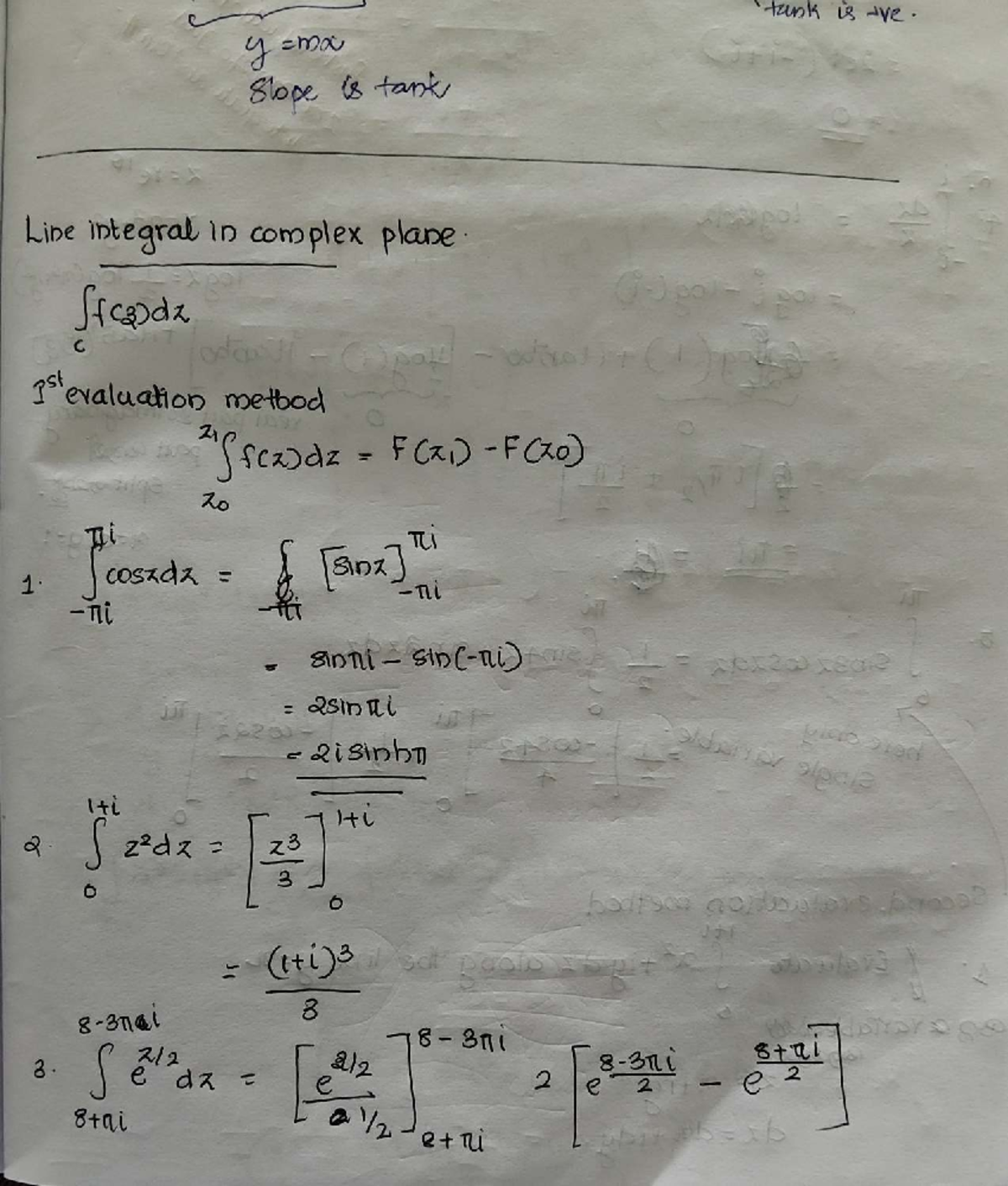 Final Exam Review: Complex Line Integrals in Math 301 - Studocu