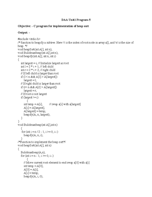 Counting sort - .... - DAA Unit1 Program- 6 Objective: - To implement Counting sort in C ...