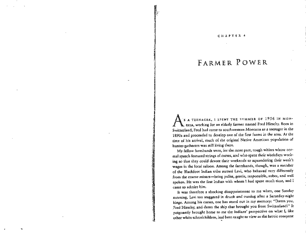 CHAPTER 4: FARMER POWER - A Study of Agricultural Development and Its ...