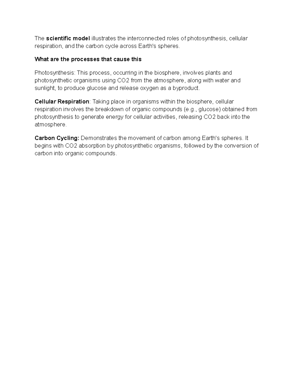 LAB - Basic Report on Photosynthesis, Cellular Respiration & Carbon ...