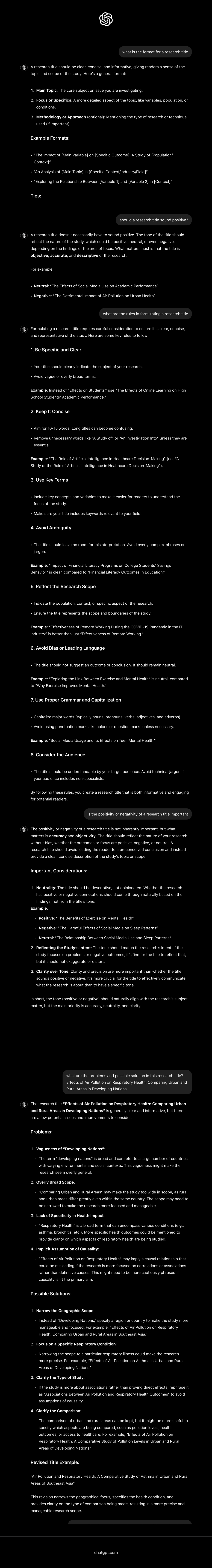 Research Title Format Guidelines for Effective Studies - Studocu