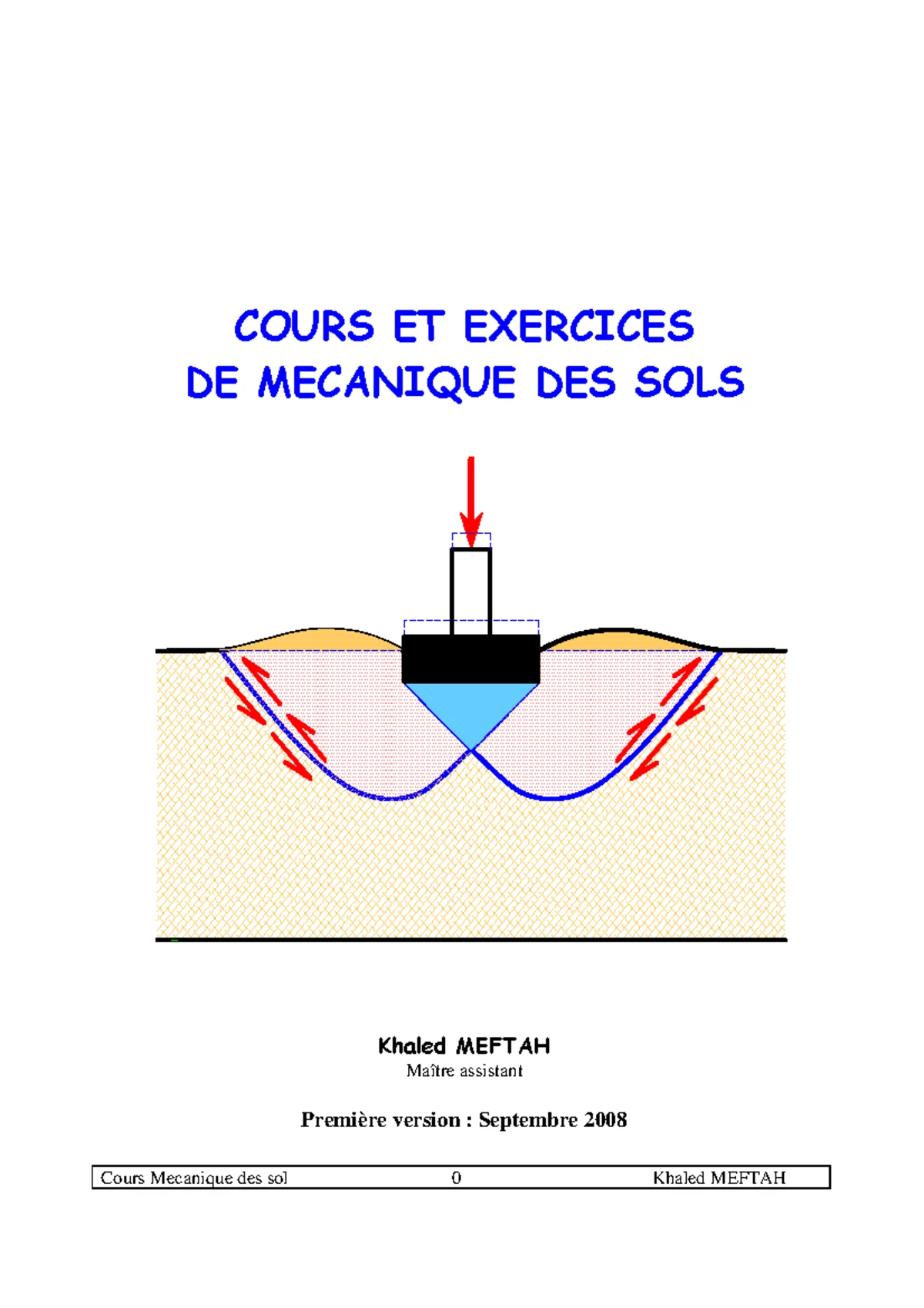 Contrainte dans le sol - Cours Mécanique des sols 2 3 éme Année Licence ...
