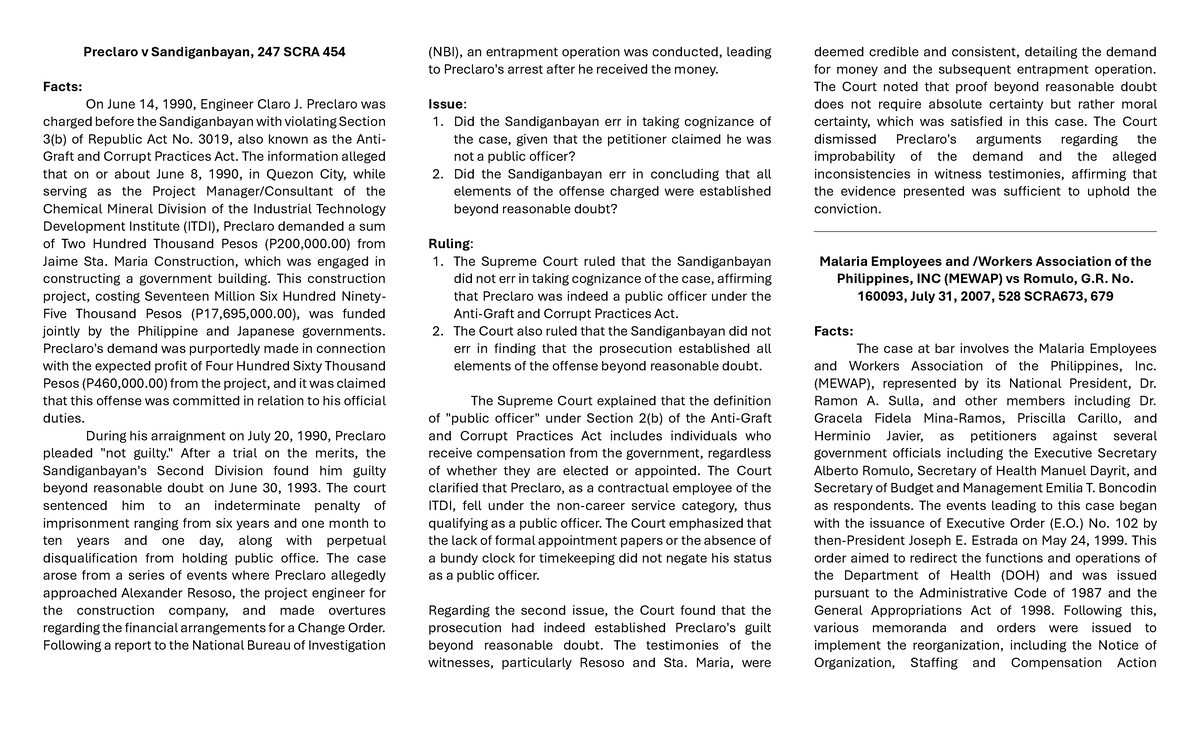 "Administrative Case 1-20: Legal Analysis and Rulings on Public Office ...