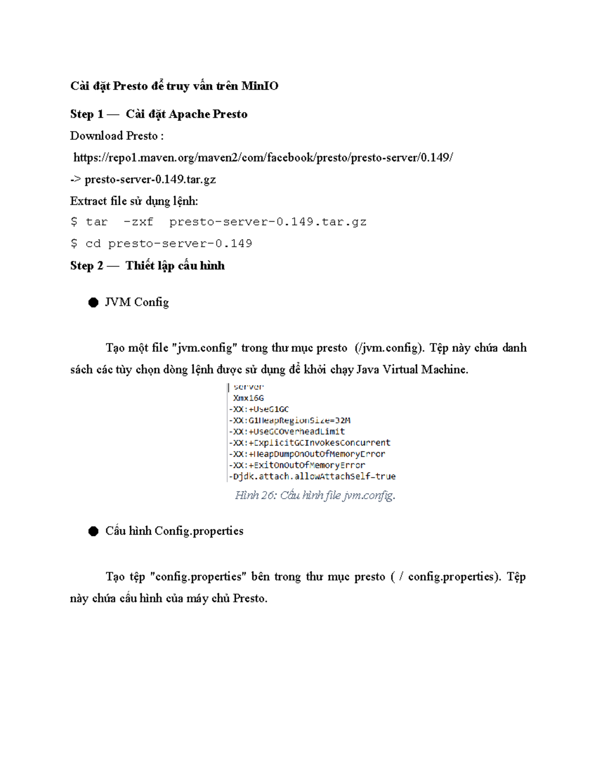 Hướng dẫn Cài đặt Presto và Superset trên MinIO - Studocu