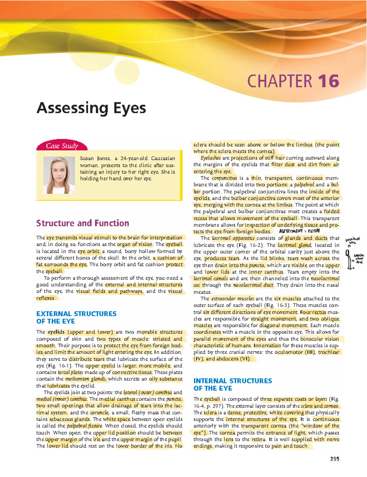 Chapter 16: Assessing Eyes - Structure and Function - Studocu