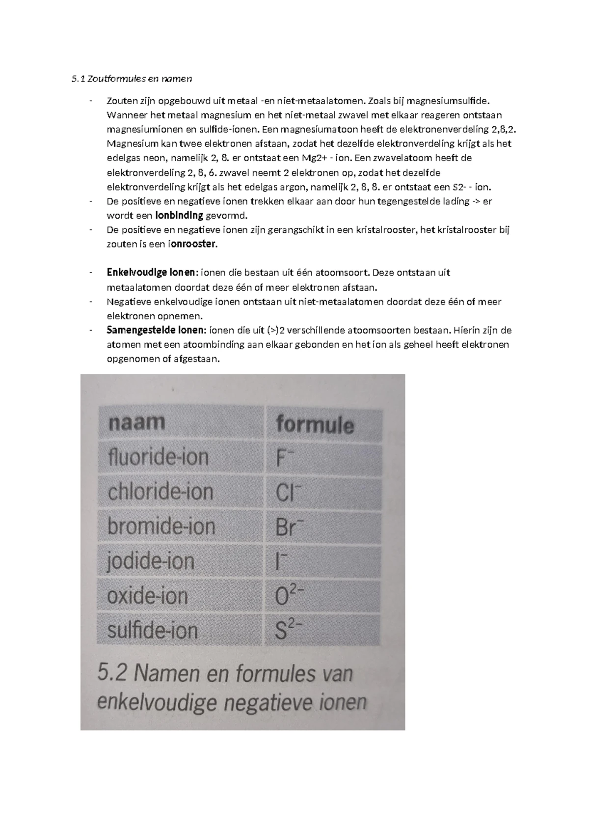 HAVO Zuren en Basen: Formules en Notaties van Zure Oplossingen ...