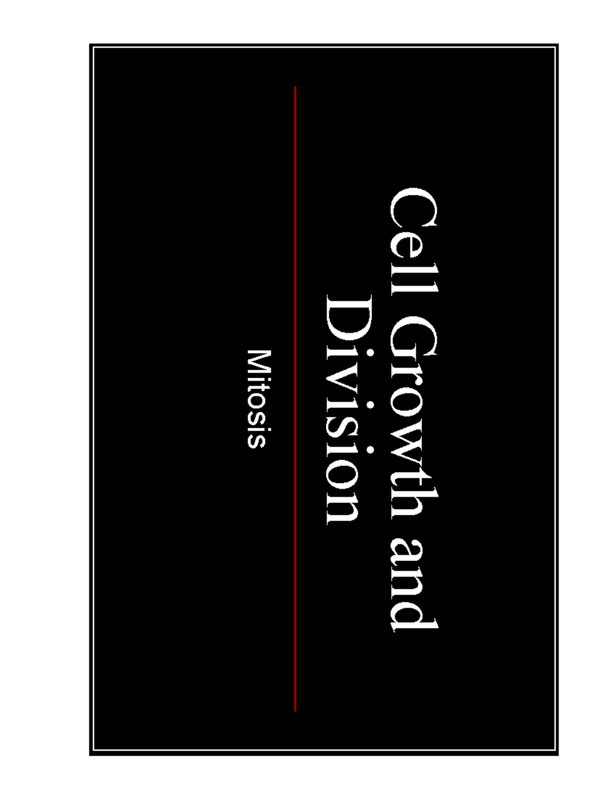 Mitosis and Cell Growth: The Detailed Process of Cell Division and ...