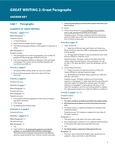 Great Writing 1 5th edition Answer Key - GREAT WRITING 1: Great ...