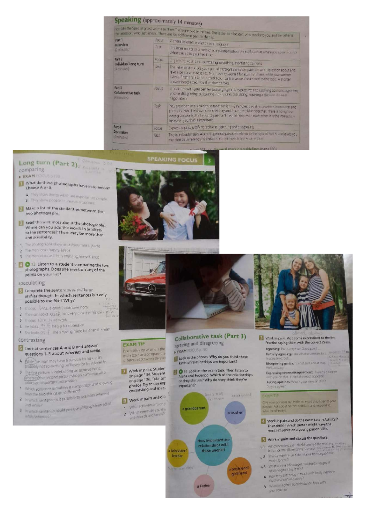 Speaking Exam Preparation: Focus on Collaborative Tasks and Opinions ...