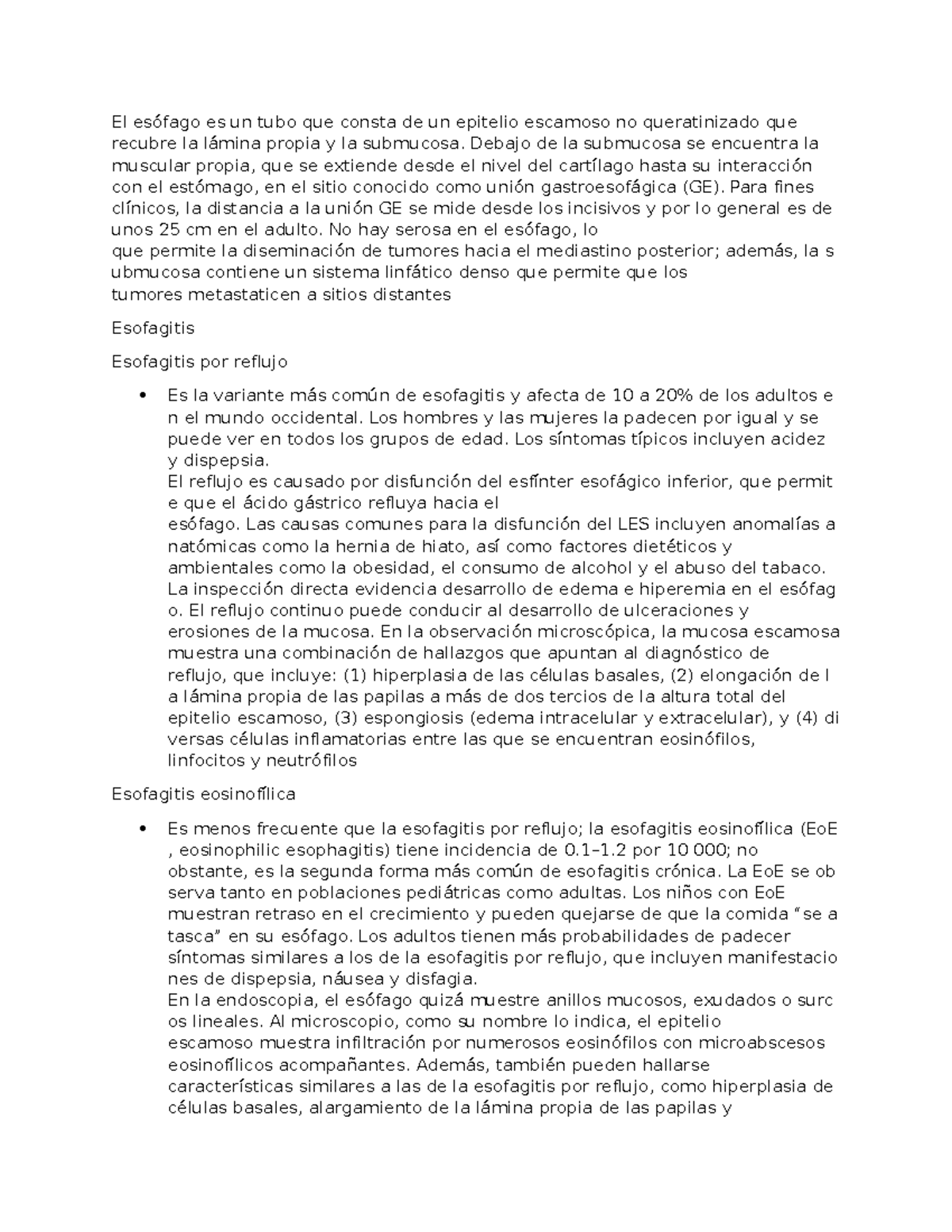 Esofagitis: Tipos, Causas y Diagnóstico Clínico en Adultos y Niños ...