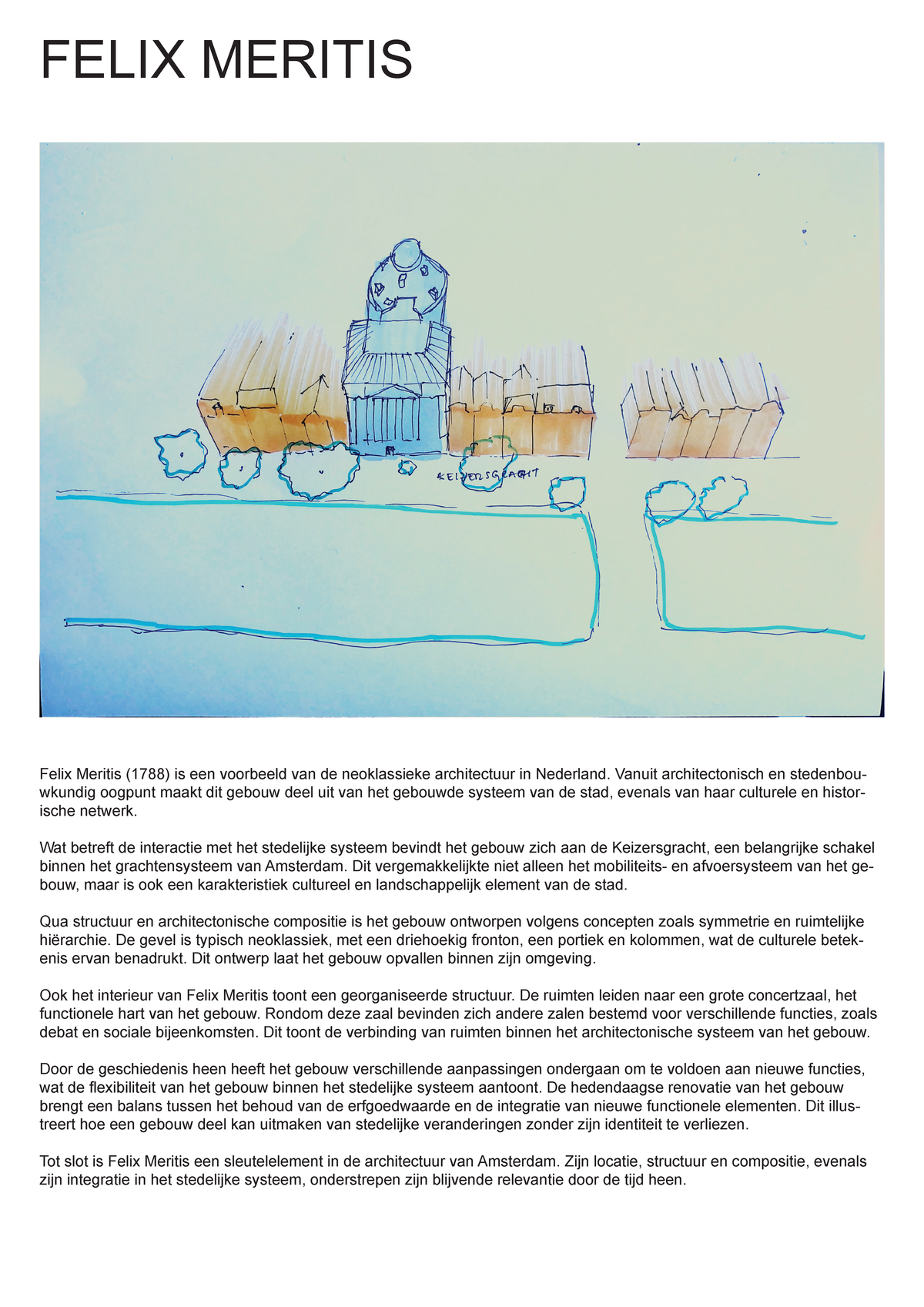 Architectuurstudie: Felix Meritis als Neoklassiek Voorbeeld in ...