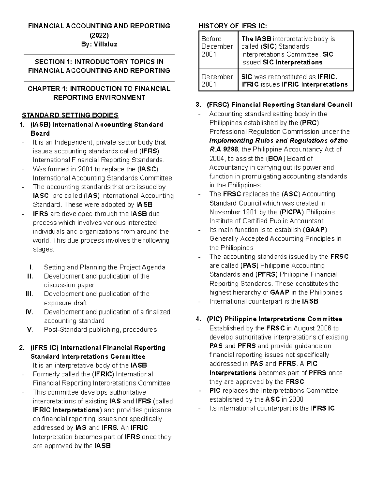 FAR Financial Accounting & Reporting Reviewer by Villaluz - Studocu