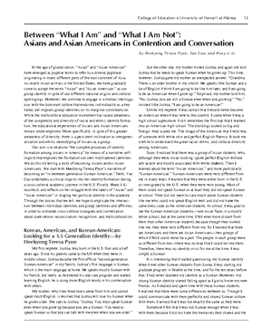 Navigating Asian American Identity: Cultural Tensions & Academics ...