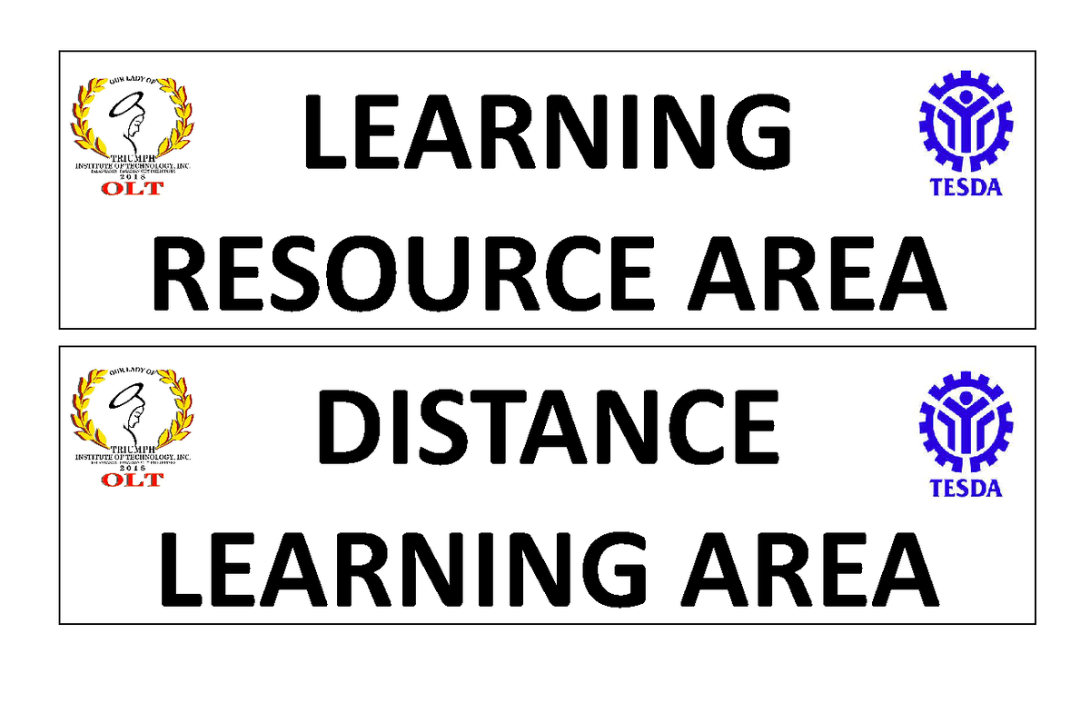 9 Key Learning Areas for Distance Education Training - Studocu