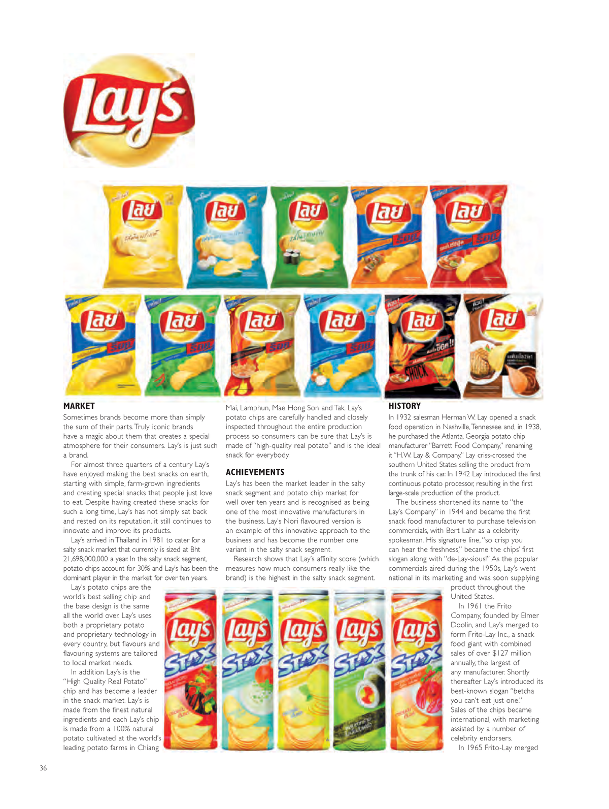 Thailand Volume 4 Lays - Market Sometimes brands become more than ...