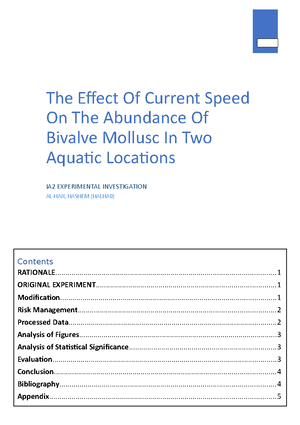 QCAA Biology IA2 Final - This is a Student experiment looking at how ...