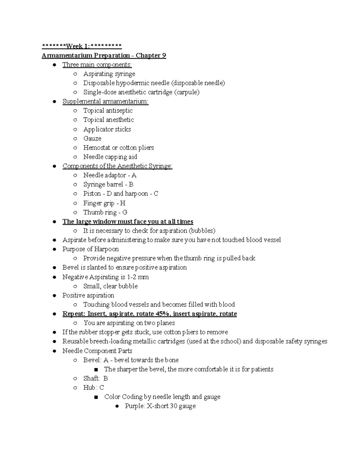 Local Anesthesia Techniques: Dosage Calculation & MRD Guidelines - Studocu