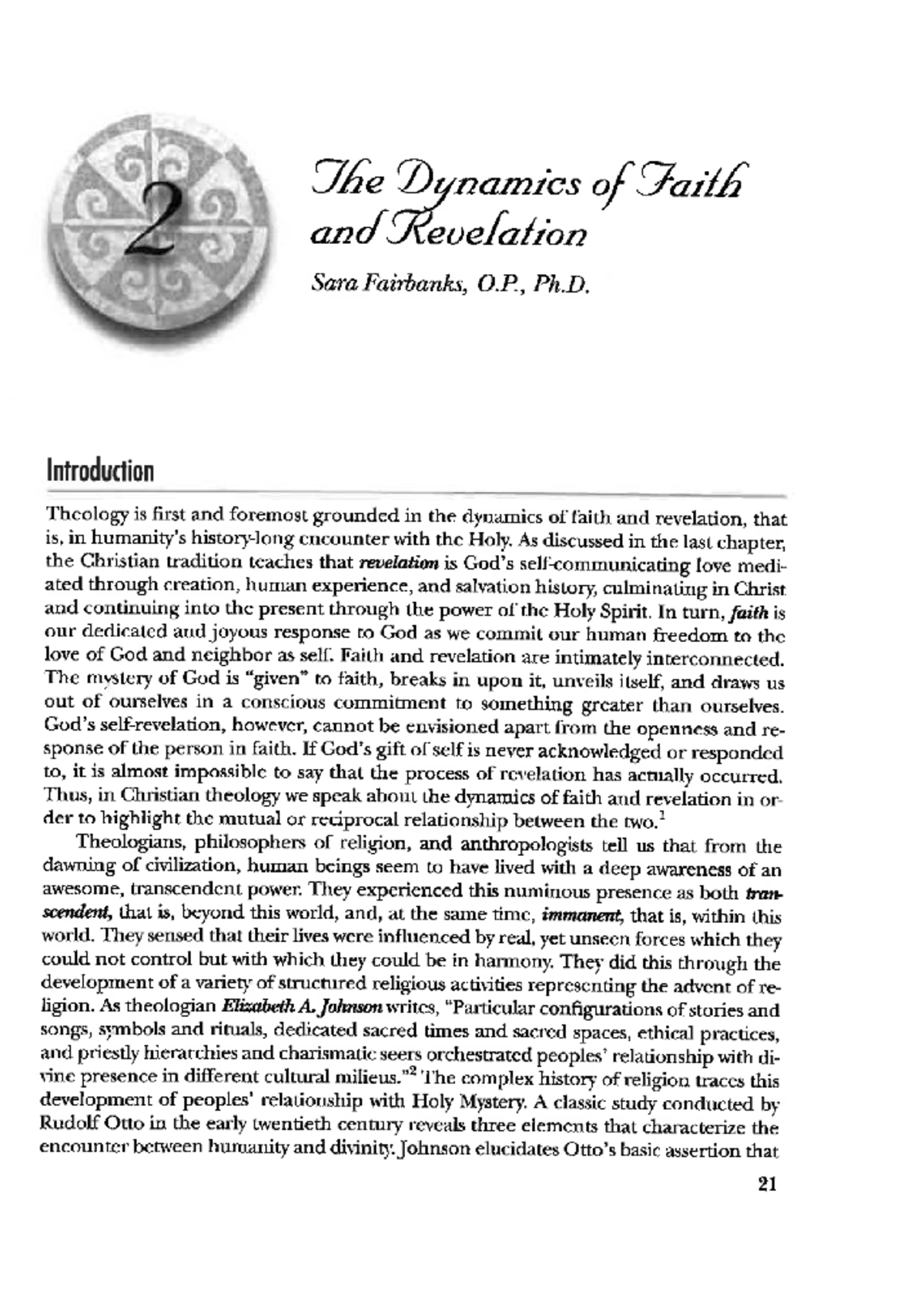 The Dynamics of Faith and Revelation: Insights and Key Findings (THEO ...